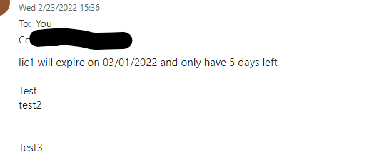 Date expiration send email from sql table C# - Microsoft Q&A