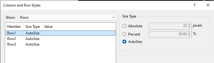 Autosize TableLayoutPanel with 2 flowlayoutpanels - Microsoft Q&A