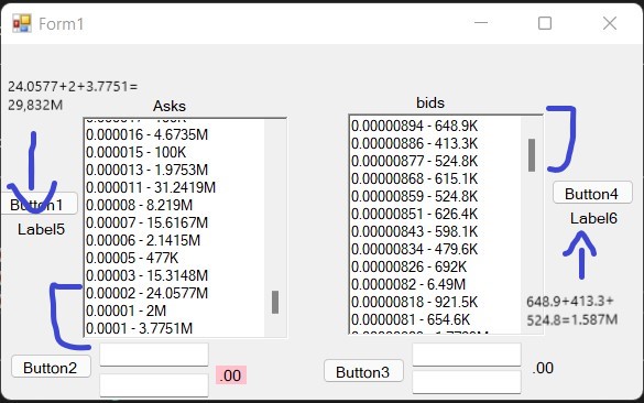 How to make a sum of the first 3 and last 3 splitted string lines of 2 richtextboxes - Microsoft Q&A
