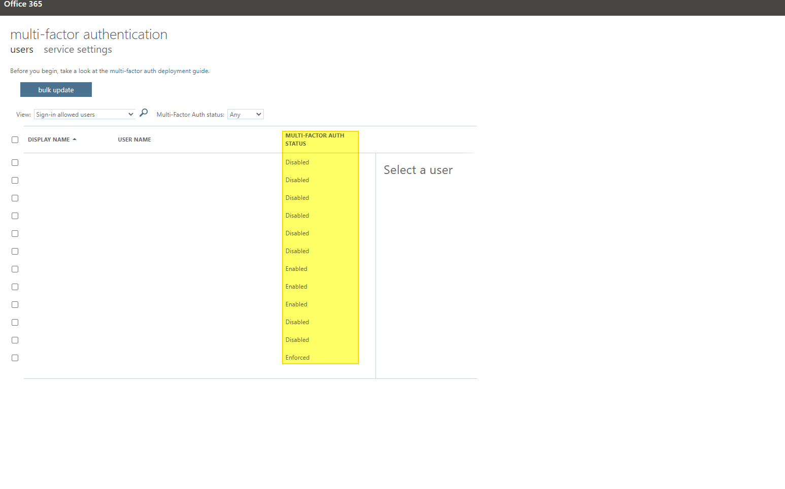 Question about getting information about ms 365 mfa for user to Azure ...