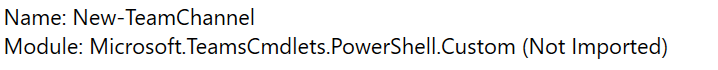 Difficulties Creating Private Channels in Microsoft Teams Powershell ...