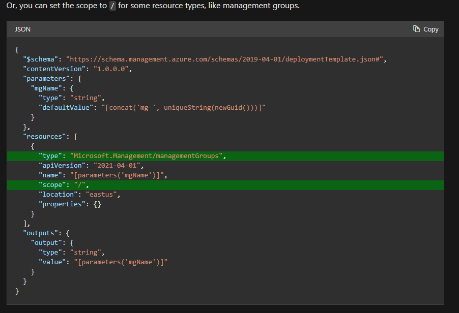 Nested ARM Template from Resource Group to Management Group - Microsoft Q&A Nested ARM Template from Resource Group to Management Group - Microsoft Q&A