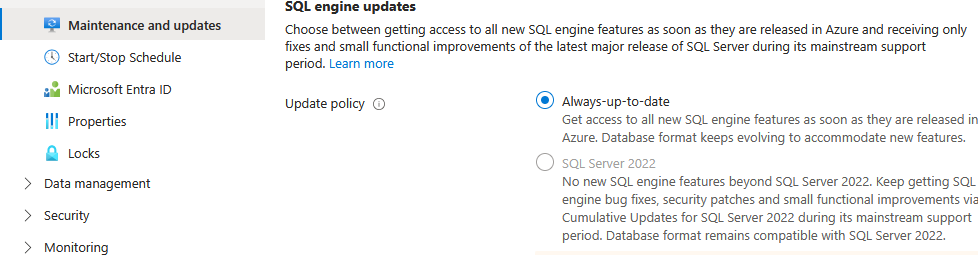 The server principal is not able to access the database under the current security - Sql Managed ...