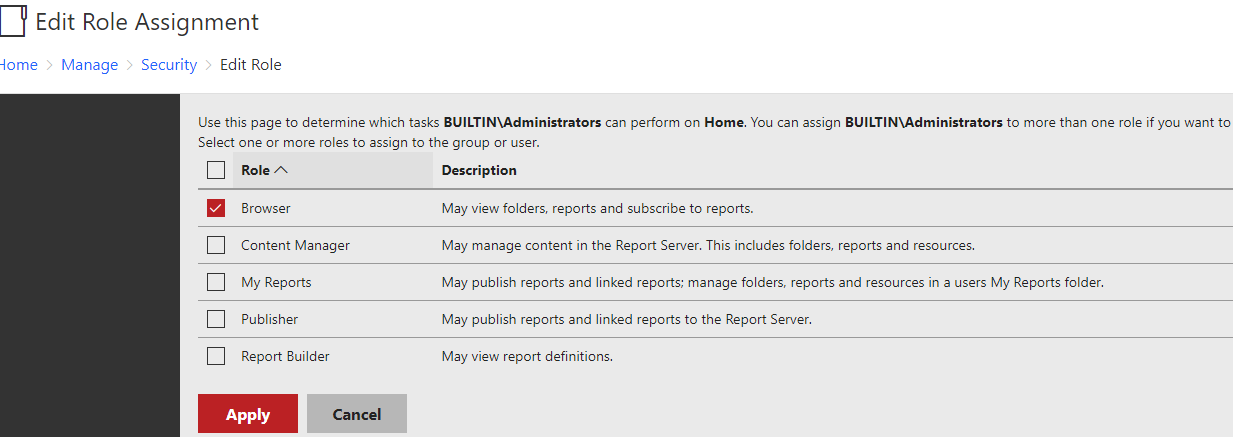 The upload button in Reporting is missing - Microsoft Q&A