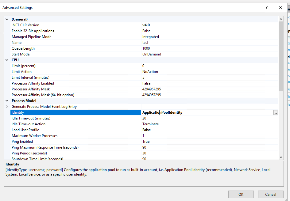 Iis App Pool Stops Microsoft Qanda