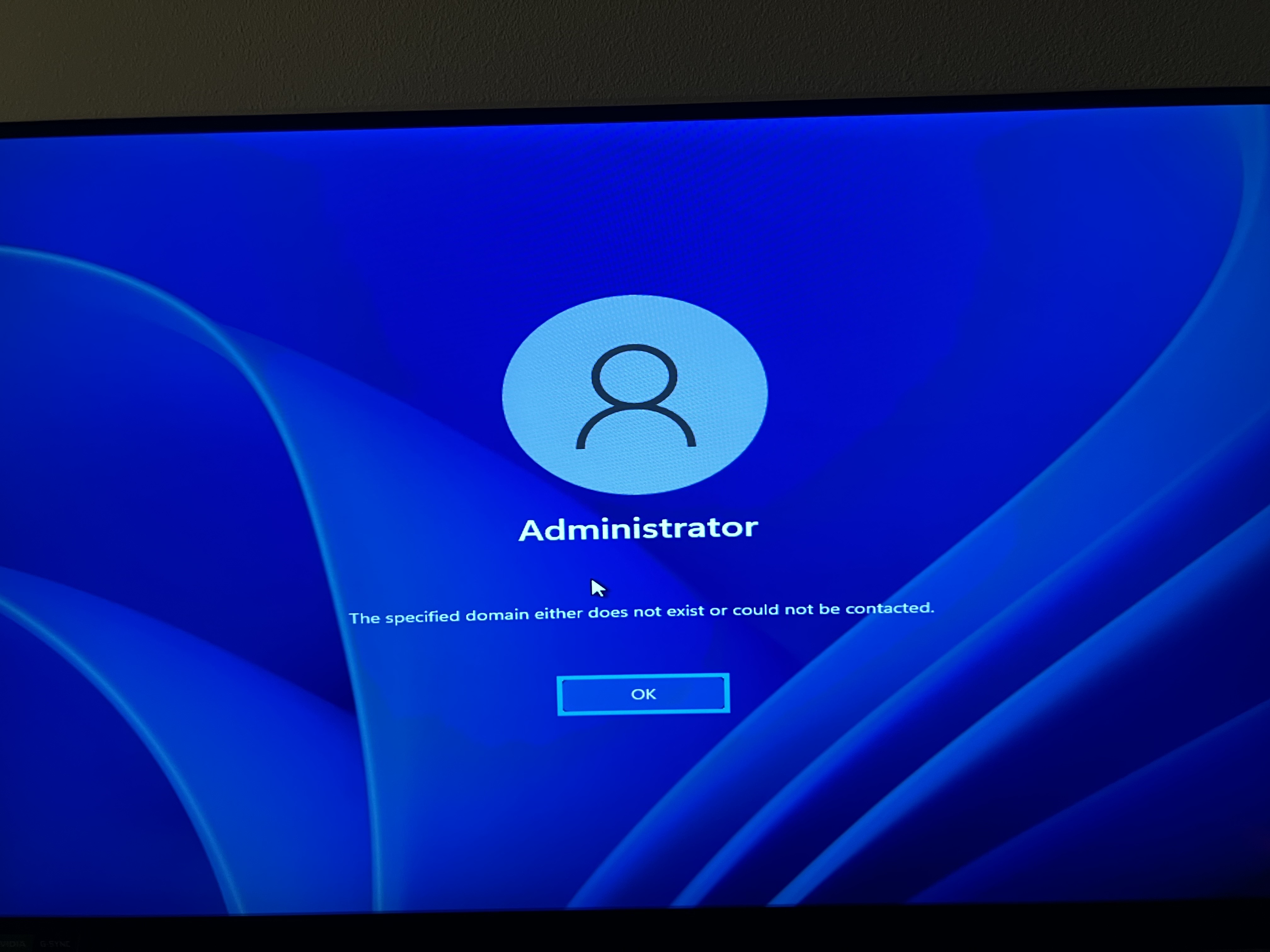 The Specified Domain Either Does Not Exist Or Could Not Be Contacted Microsoft Qanda