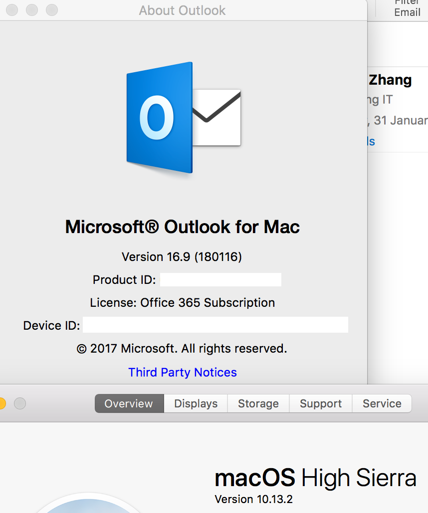 Badge count for unread email on Outlook is showing all account's unread ...