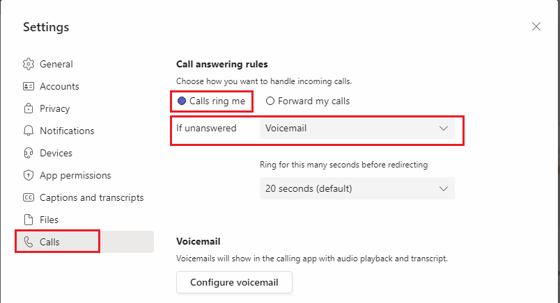 how receive notificacion voice mail if i have extension in microsoft ...