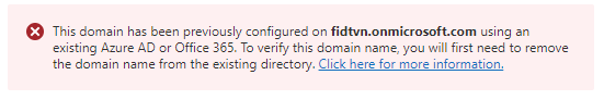 Cannot Add Custom Domain Name In Azuread Microsoft Qanda