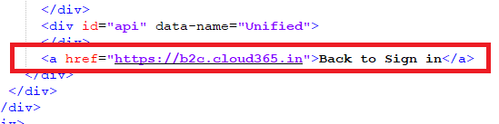 Azure AD B2C Signup/signin combined flow: Link from Sign-up page for ...