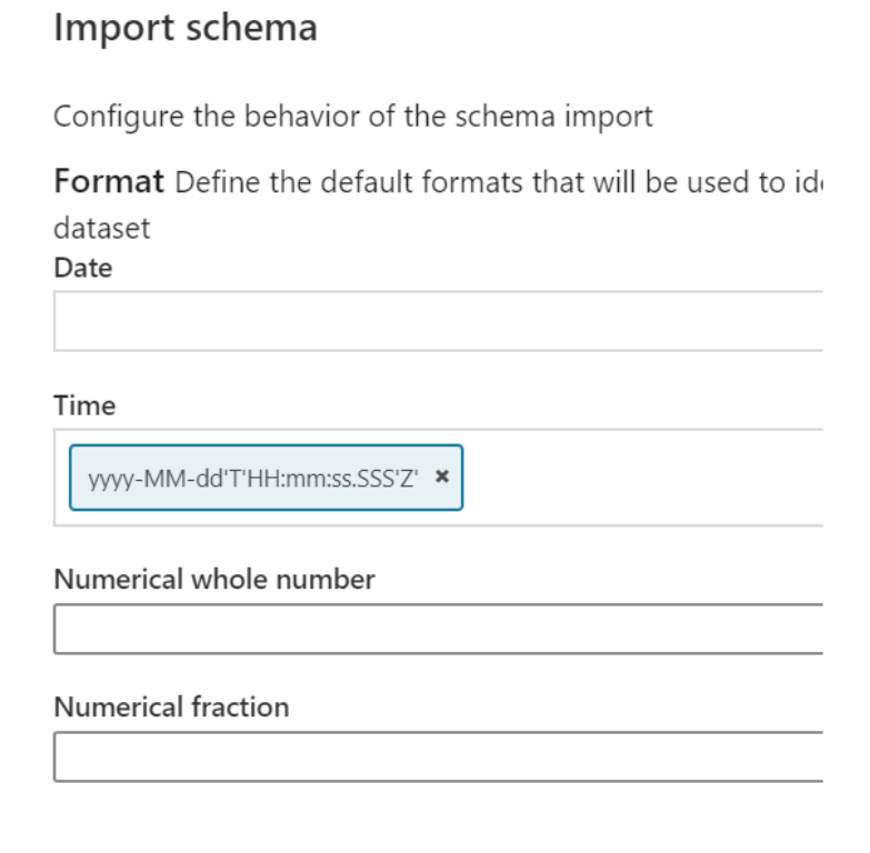 Azure Data Factory Cdm Inline Dataset Error On Parsing Datetime Field Microsoft Qanda