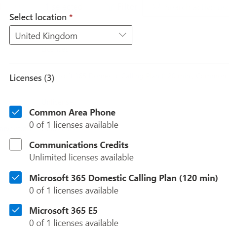 Call Plan Domestic not working - Microsoft Q&A