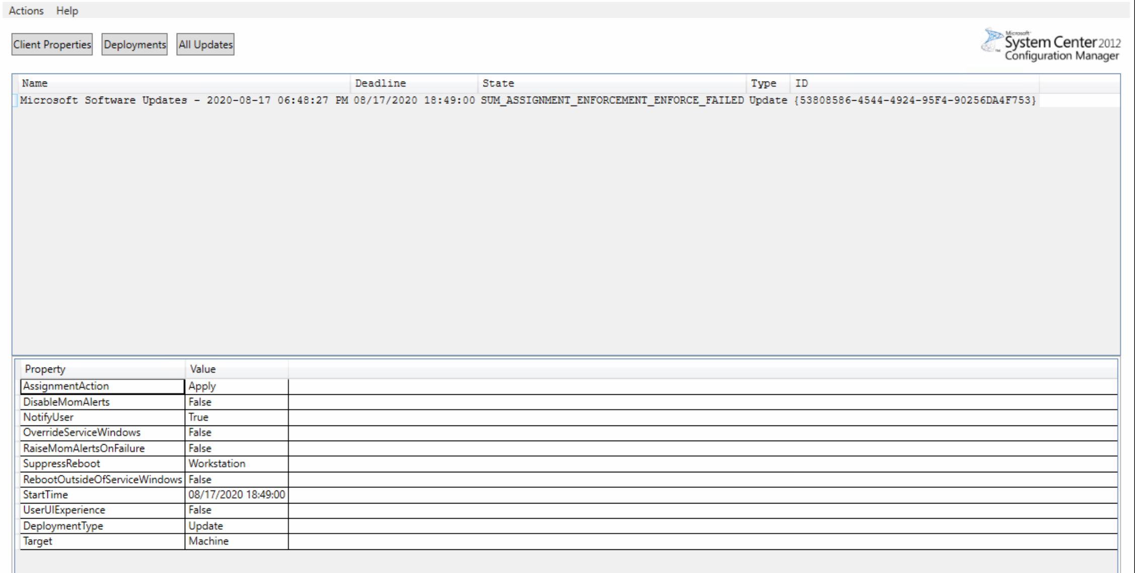 SCCM WSUS Update Failed - 82492 (0x1423C) - Microsoft Q&A