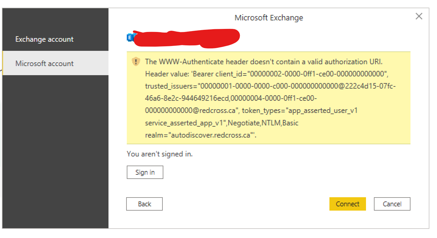 In Power BI Unable To Link The Data From Shared Mailbox MS Exchange in-power-bi-unable-to-link-the-data-from-shared-mailbox-ms-exchange
