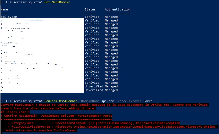 Verify You Own This Domain Error Microsoft Qanda