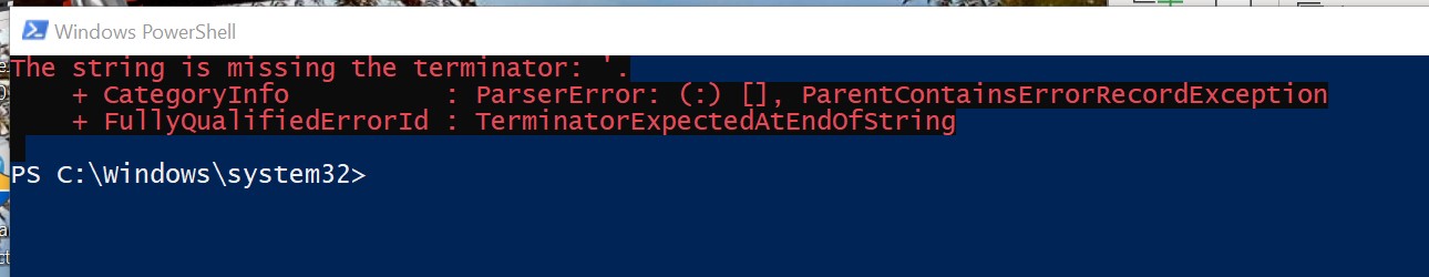 PowerShell Open Folder Issue - Microsoft Q&A