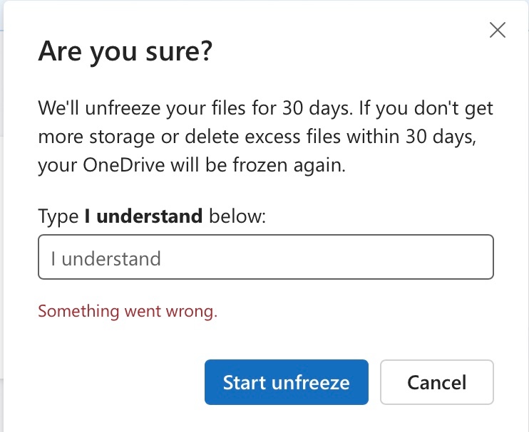 OneDrive Account Reinstatement - Microsoft Q&A