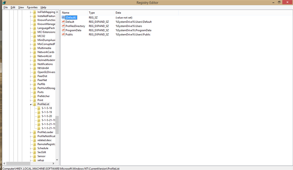 HKEY_LOCAL_MACHINE\SOFTWARE\Microsoft\Windows NT\CurrentVersion ...