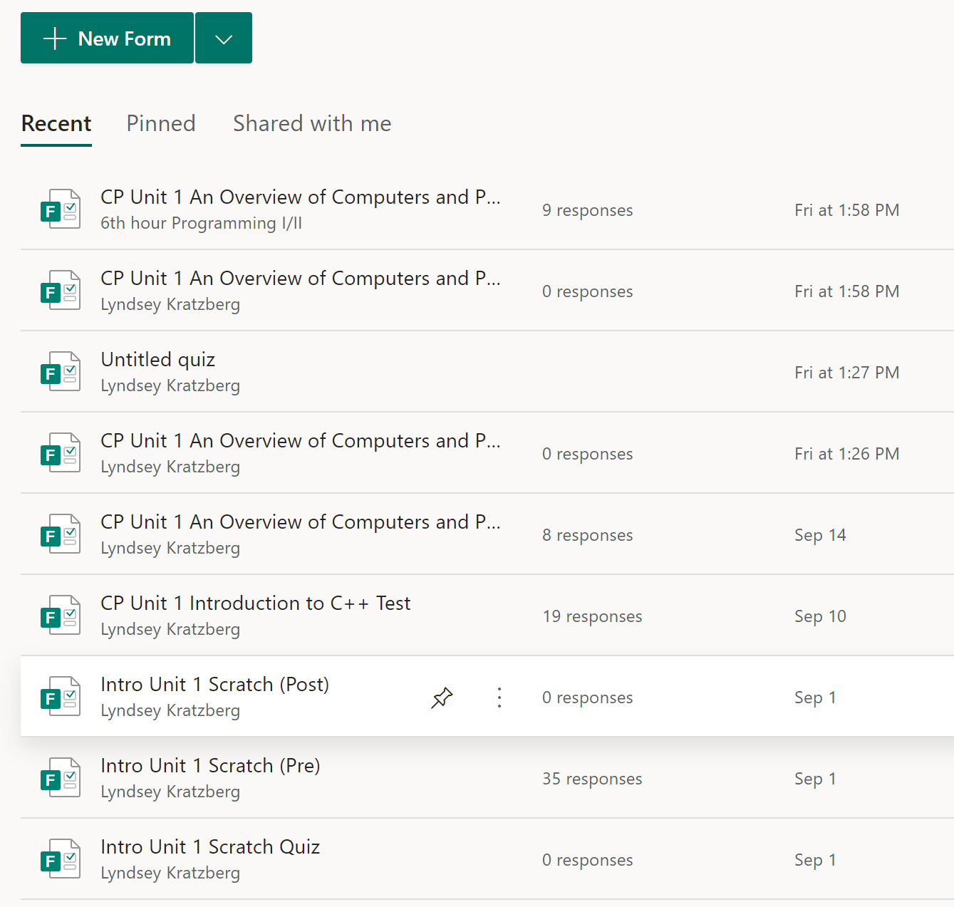 Microsoft Forms not available as Quizzes in Teams - Microsoft Q&A
