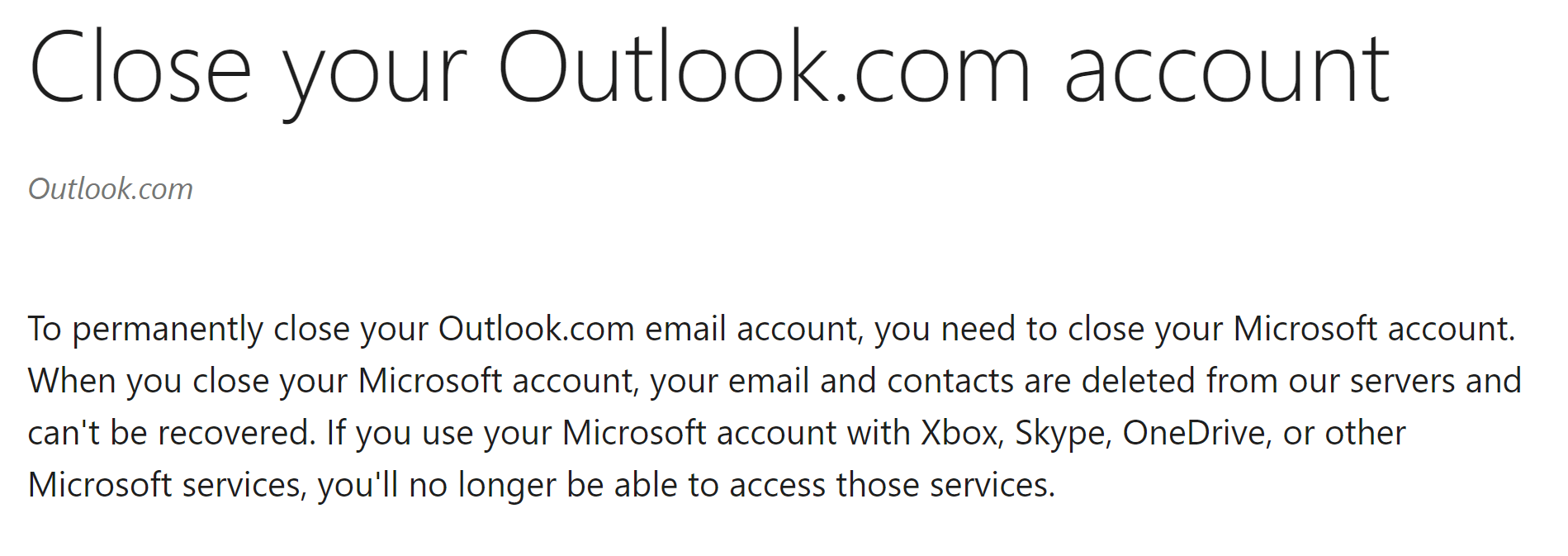Disable Reset Protection before Closing Microsoft account - Microsoft Q&A
