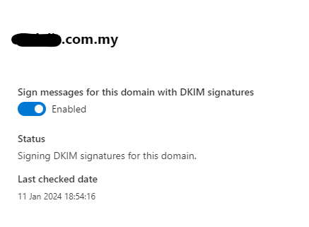 Can't set up DKIM signing, stuck failing to generate keys - Microsoft Q&A