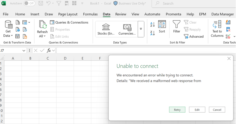 I am not able to connect to files in shared sharepoints using the get ...