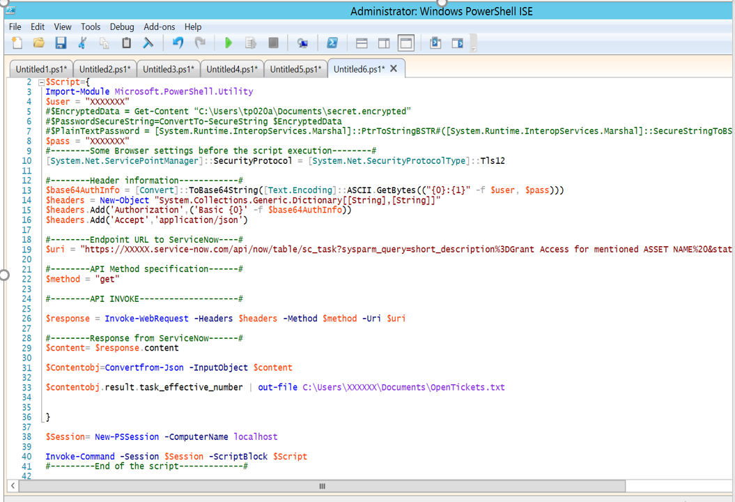 Script doesn't work in Run .Net activity - Microsoft Q&A
