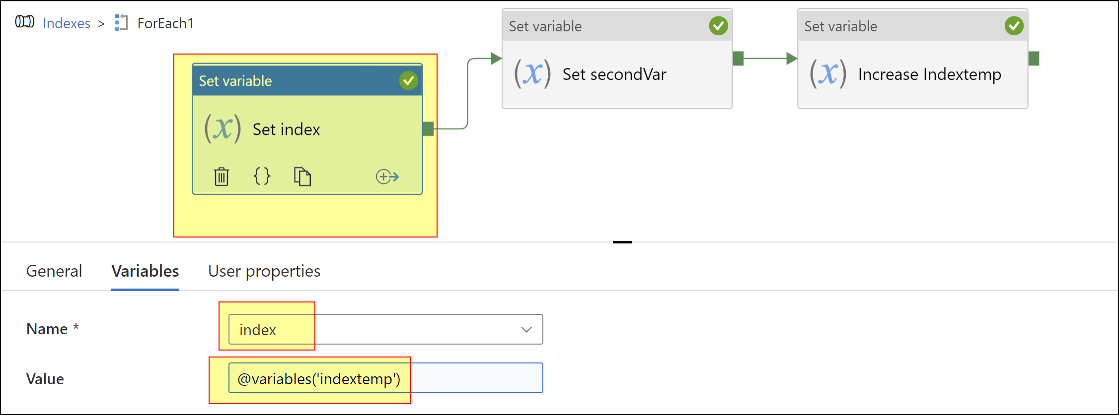 How to get parameter split value mapping inside ForEach - Microsoft Q&A