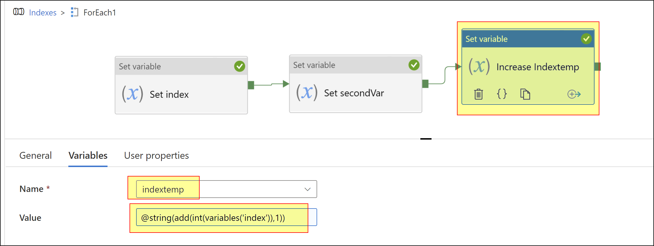 How to get parameter split value mapping inside ForEach - Microsoft Q&A