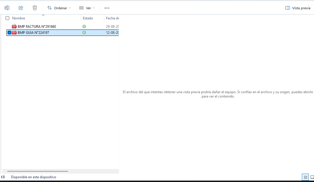 No puedo ver los archivos *.pdf en el panel de vista previa - Microsoft Q&A