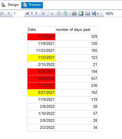 Set Fill Color Based on Date in SSRS - Microsoft Q&A