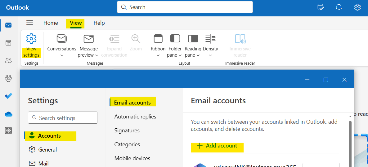 How can I add an Exchange Account to Outlook (new)? - Microsoft Q&A