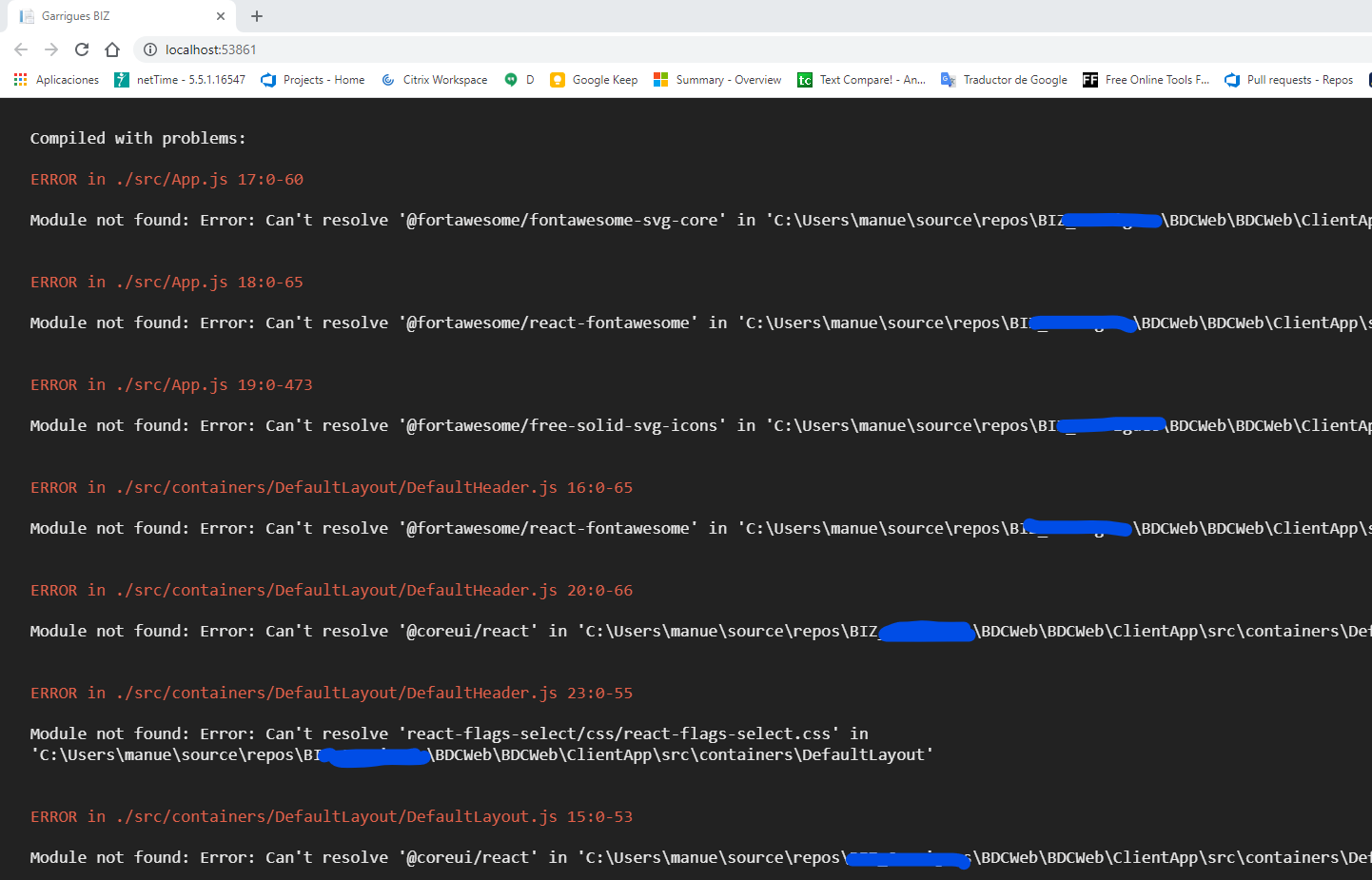 The Npm Script Start Exited Without Indicating That The Create React App Server Was Listening