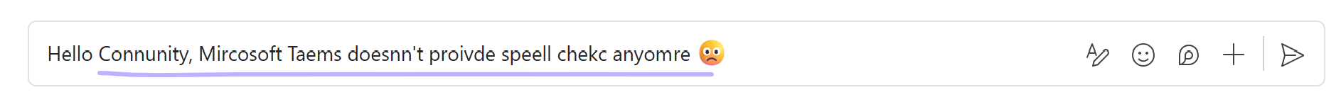 Microsoft Teams not performing spell check for misspelled words - Microsoft Q&A