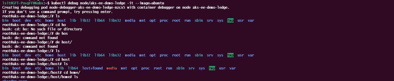 How to login into CBL-Marine Linux edge VM in AKS lite Edge essentials to update /host/etc ...