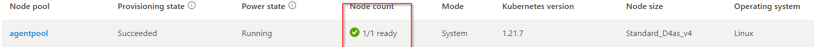 AKS manual autoscaling still showing node count of two even after deleting the one node using ...