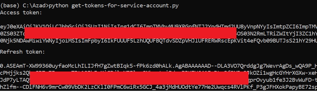 Msal Python Service Account Token Genration Error Microsoft Qanda