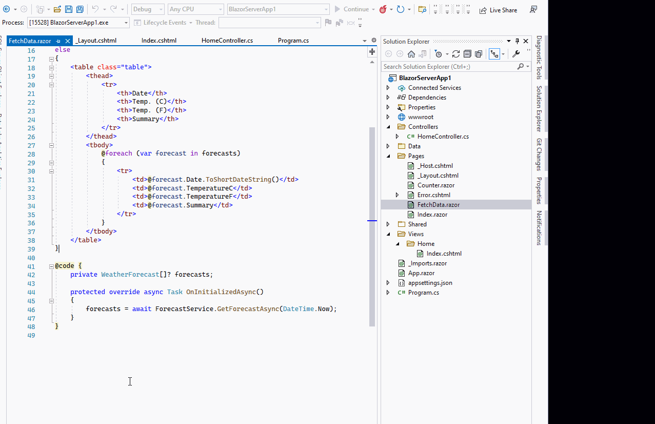 Code Section In Blazor Microsoft Qanda 2466