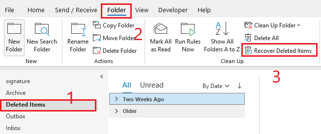 i have lost a sent email - Microsoft Q&A