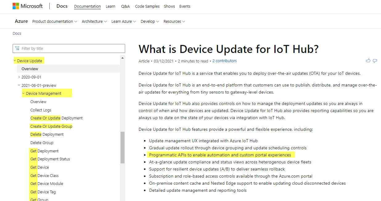 About the process of updating firmware using Device Update for IoT Hub. - Microsoft Q&A