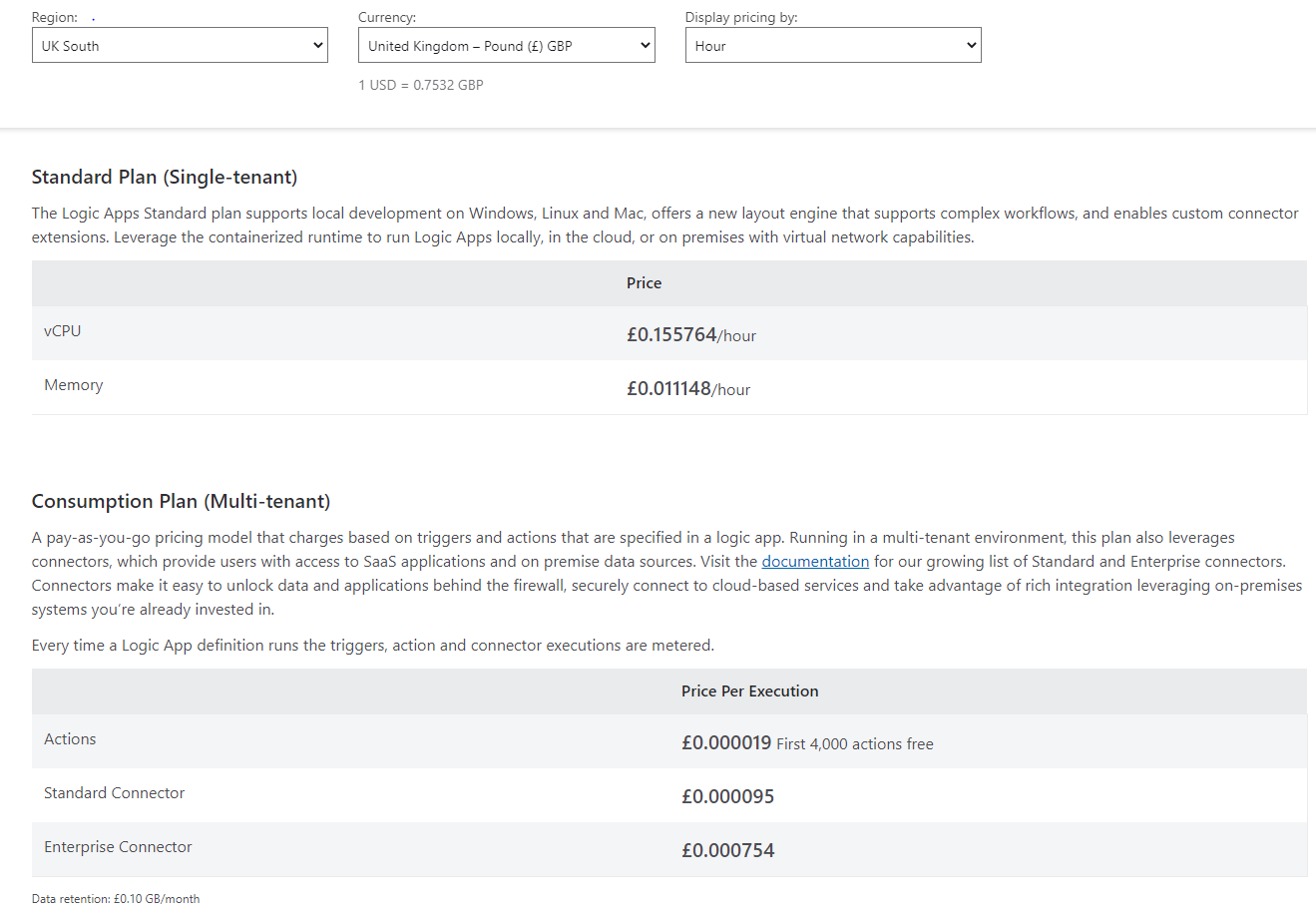 Do Consumption plan type Logic Apps consume credit via vCPU and not ...