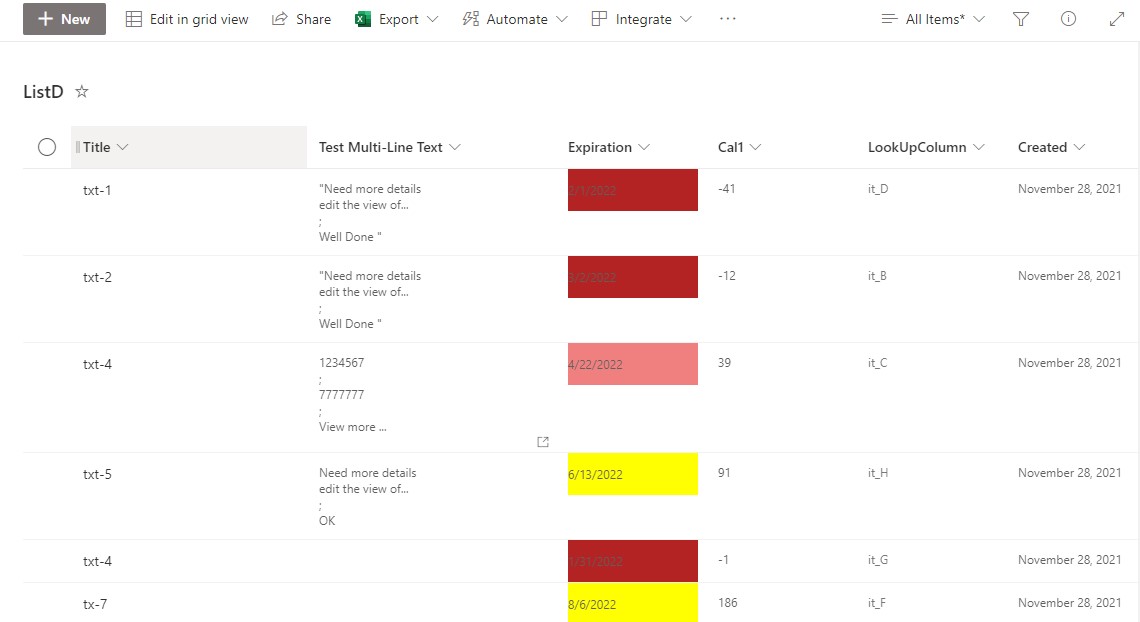 Sharepoint List Multiline Text Column Only Showing A Specific Section Microsoft Qanda