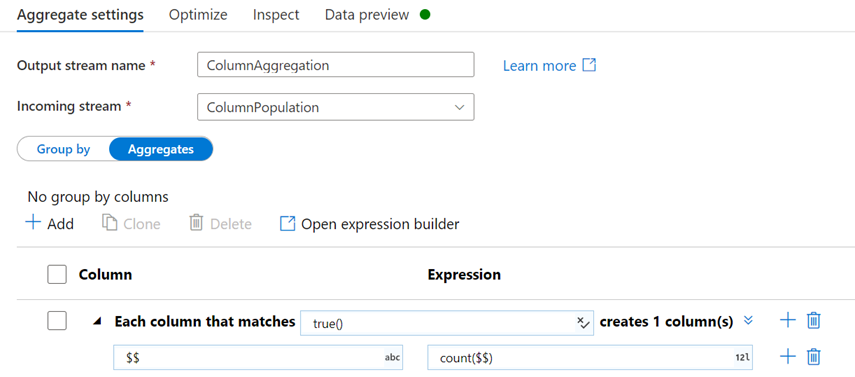 Unpivot and Summarize Data Flow in ADF - Microsoft Q&A