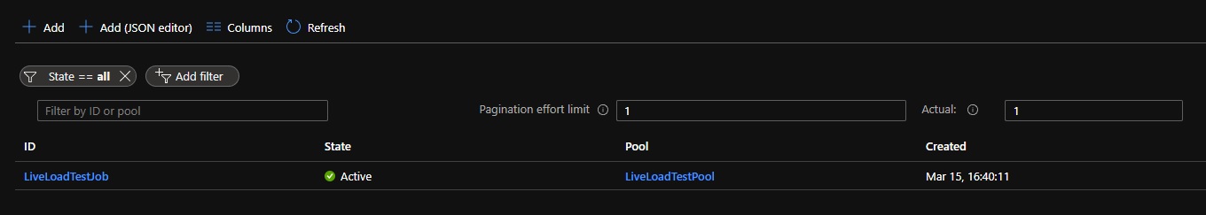Batch Service: Job and Task do not run in all nodes in 4 Server Pool - Microsoft Q&A