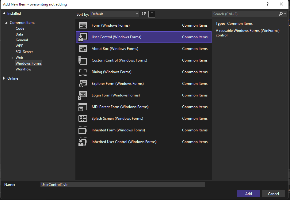 flowlayoutpanel.controls.add is overwriting not adding - Microsoft Q&A
