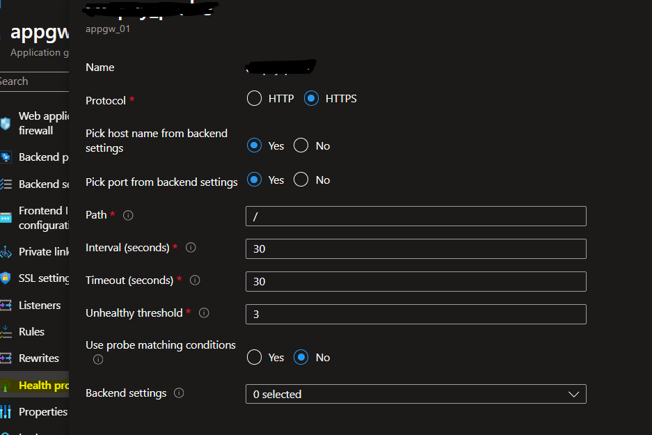 How to fix Azure App Gw Backend Health Alerts? - Microsoft Q&A
