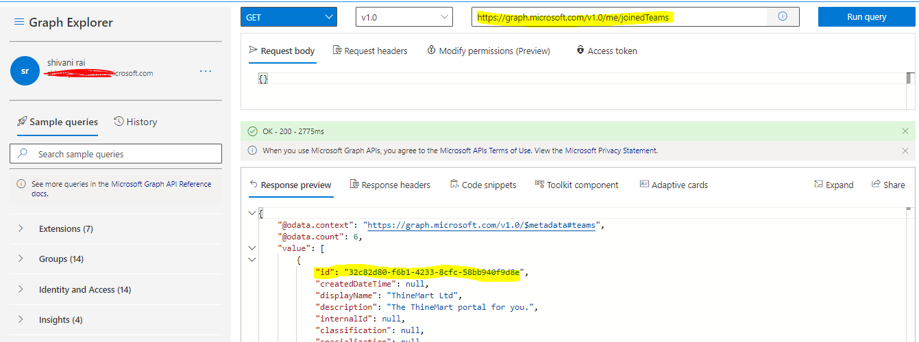 Subscribe to chatMessage using onlineMeeting.chatInfo.threadId - Microsoft Q&A