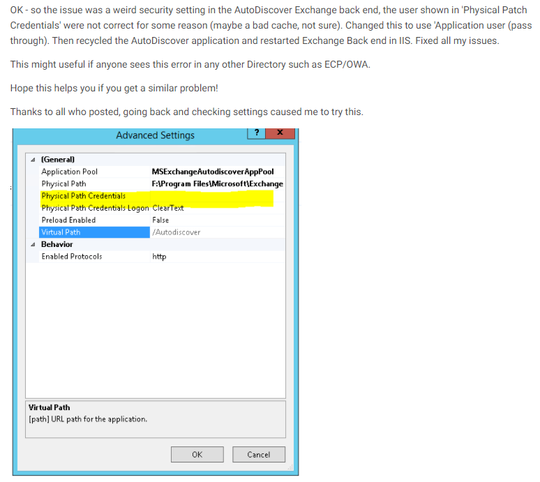 Exchange 2019 and eDiscovery web.config issue - Microsoft Q&A