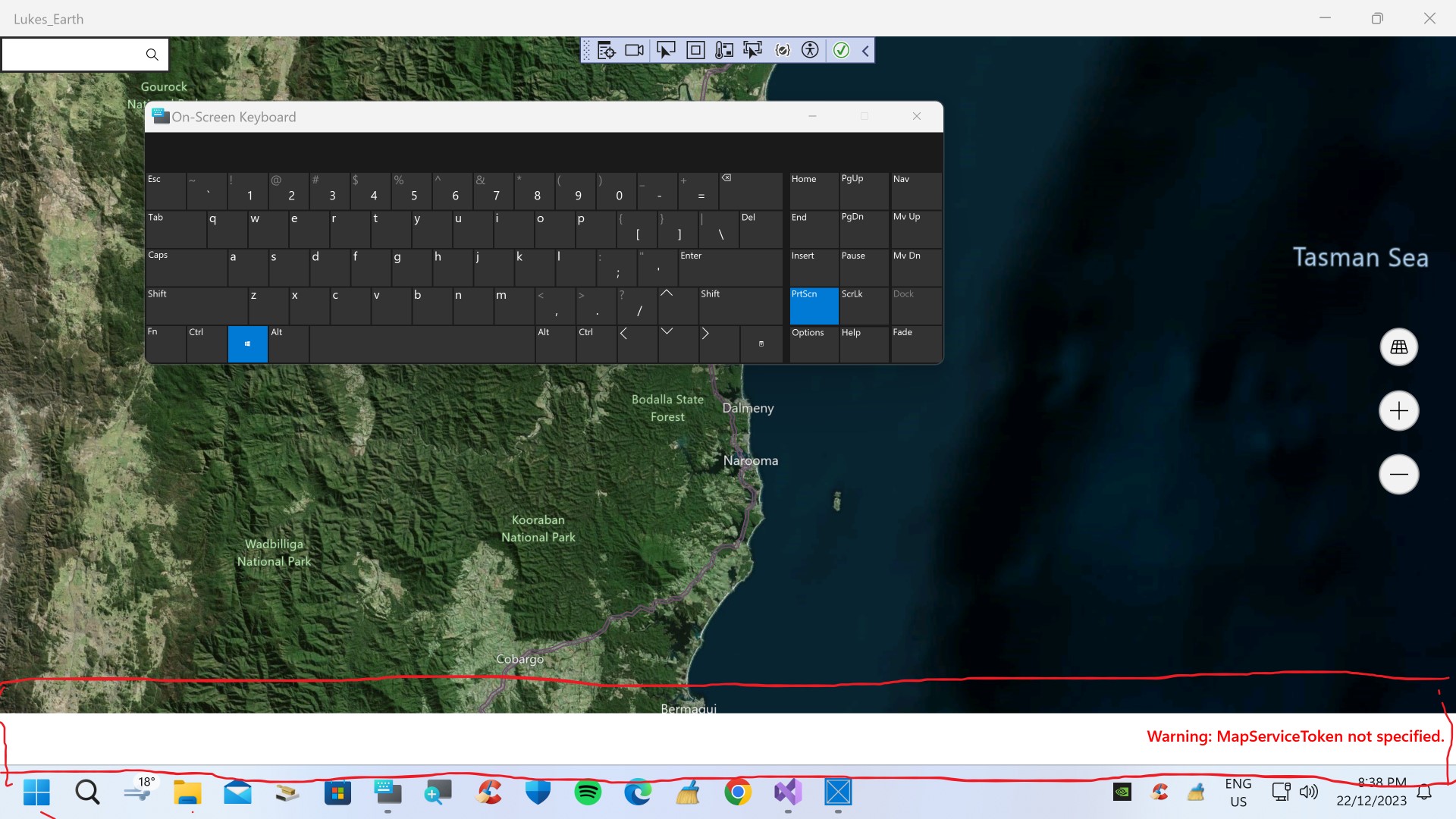 recently users are getting "Warning map service token not specified." - Microsoft Q&A