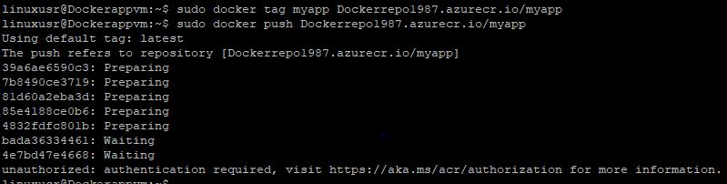 Docker Push Command Is Not Working Microsoft Qanda 2418